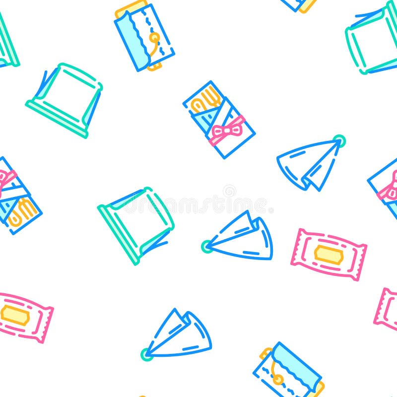 Tissue Paper and Napkin Package Icons Set Vector Stock Vector ...
