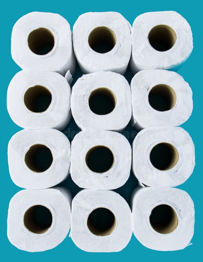 Tissue paper rolls stock photo. Image of soft, room, clean - 31279624