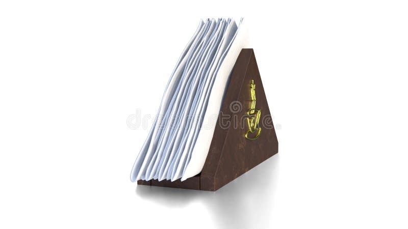 Tissue paper in stand stock illustration. Illustration of indoor ...