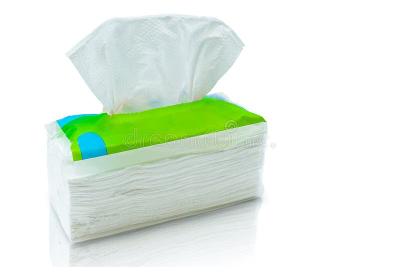 Tissue Paper Wrapped in Plastic Stock Photo - Image of inside, empty ...