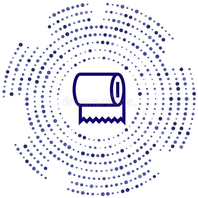 Tissue Roll Vector Icon. Tissue Roll Editable Stroke Stock Vector ...