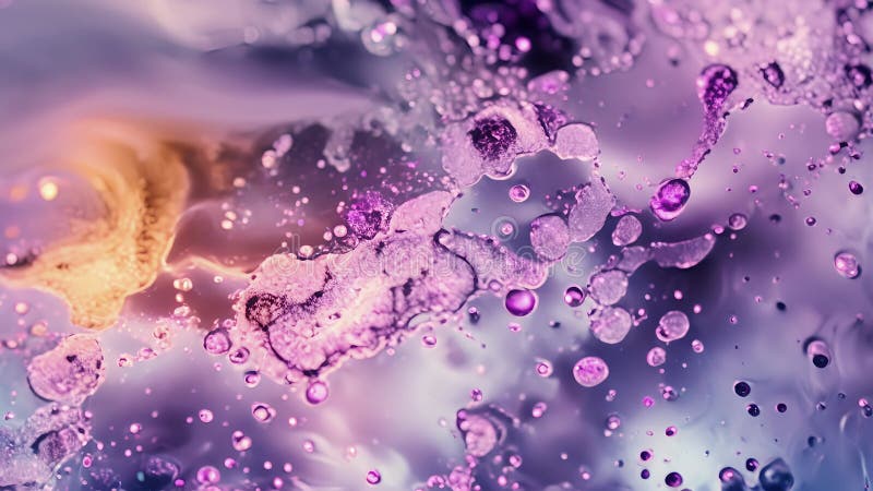 A Tissue Sample Under a Light Microscope Exhibiting Abnormal Cell Death ...