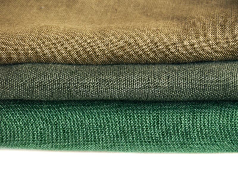 Tissus : lin textile vert image stock. Image du cousez - 14535343