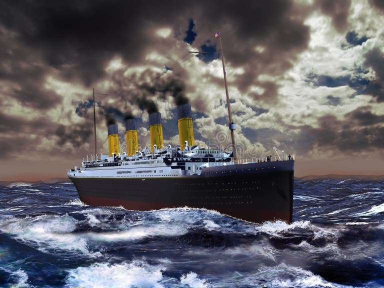 Titanic Wreck Stock Illustrations – 303 Titanic Wreck Stock ...