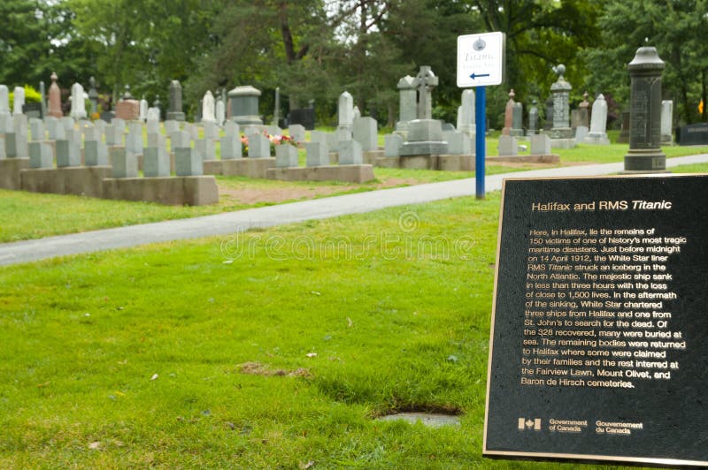 Titanic Graves at Fairview Lawn Cemetery, Halifax, Nova Scotia ...