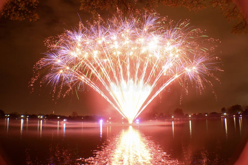 Titanic Memorial Fireworks in Washington DC Stock Image - Image of ...