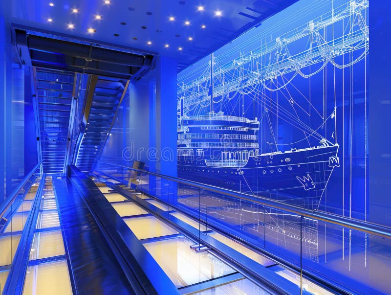 Titanic Visualization with Augmented Reality Transparent Funicular in ...