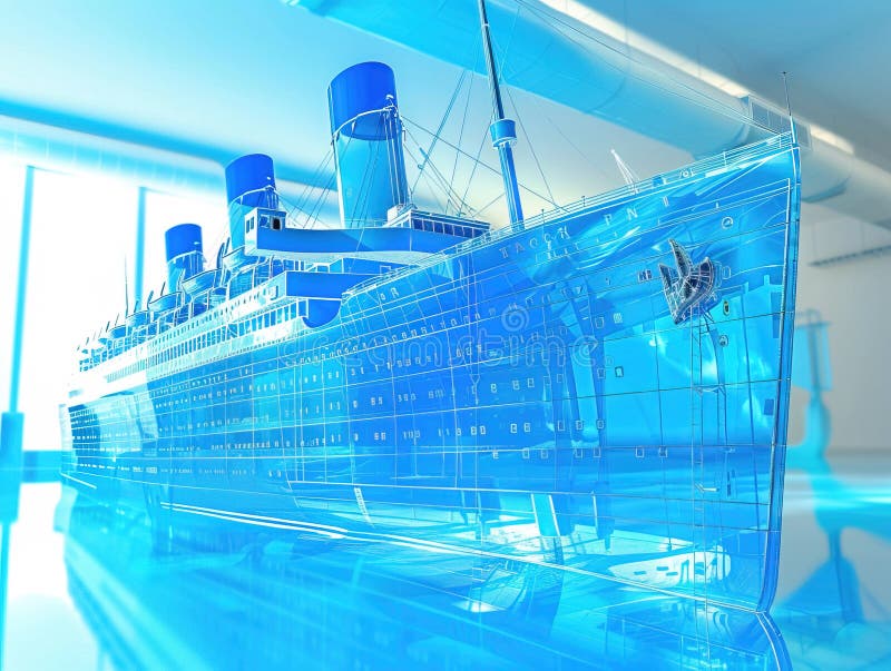 Titanic Visualization with Augmented Reality Transparent Titanic in ...