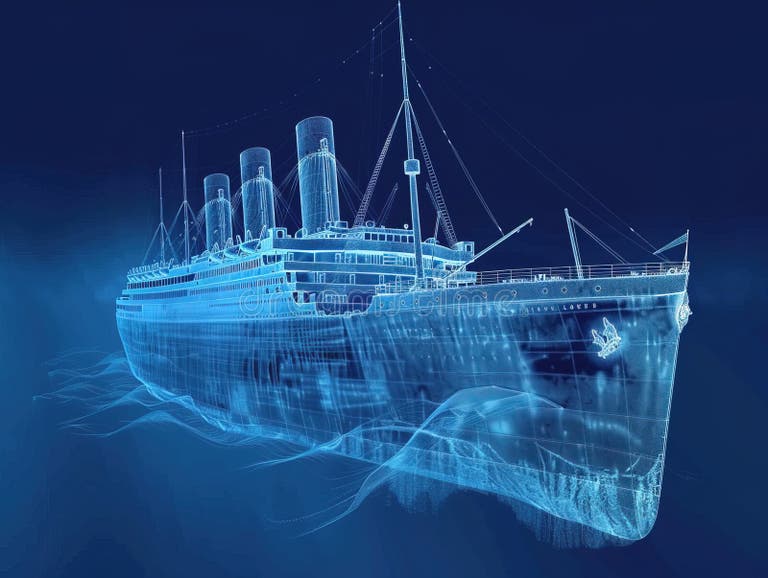 Titanic Visualization with Augmented Reality Transparent Titanic in ...