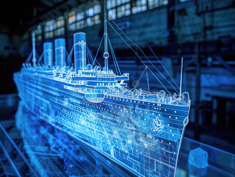 Titanic Visualization with Augmented Reality Transparent Titanic in ...