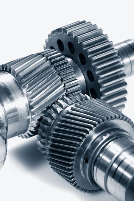 Titanium Aerospace Gears Wheels Stock Photo - Image of mechanism ...