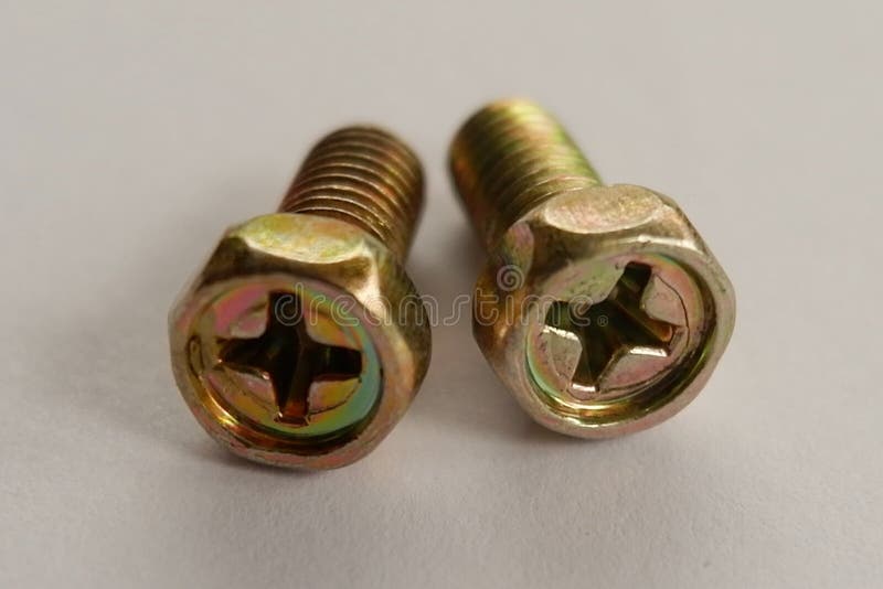 Titanium bolts stock image. Image of fastening, galvanized - 211525523