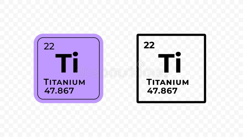 Titanium, Chemical Element of the Periodic Table Vector Stock Vector ...