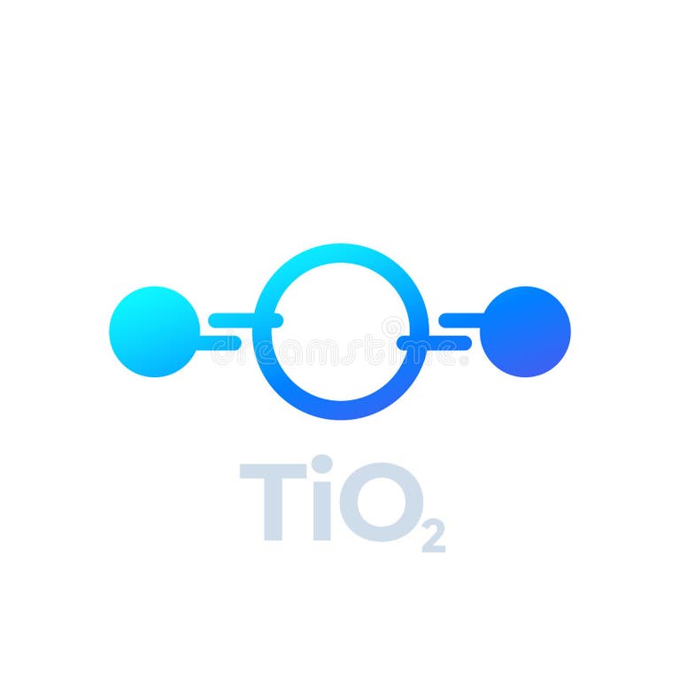Tio2 Titanium Dioxide Molecule Stock Illustrations – 21 Tio2 Titanium ...