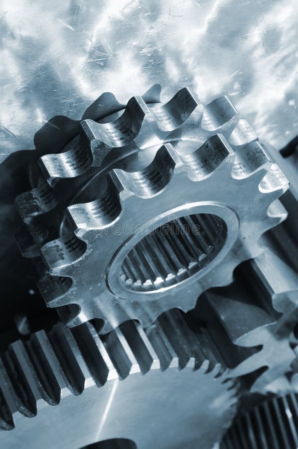 Titanium gear mechanics stock photo. Image of mechanics - 5429864