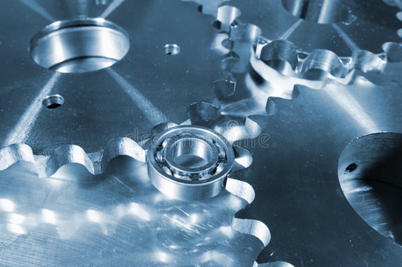 Titanium gear mechanics stock photo. Image of mechanics - 5429864