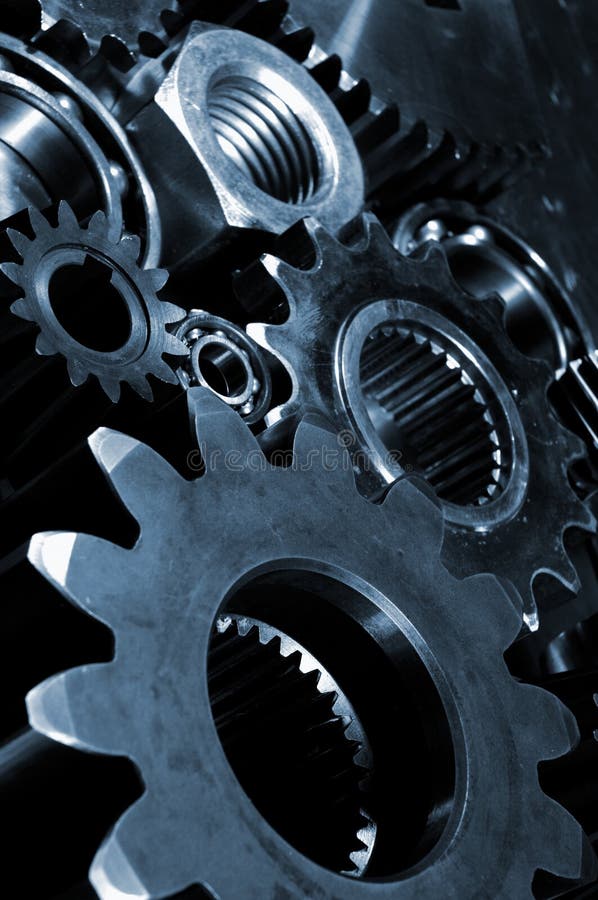 Titanium gear mechanics stock photo. Image of mechanics - 5429864