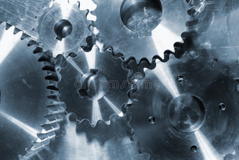 Titanium gears and pinions stock photo. Image of machine - 14680196