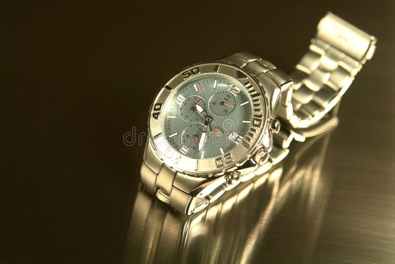 Titanium Watch stock image. Image of timex, date, hour - 2956863