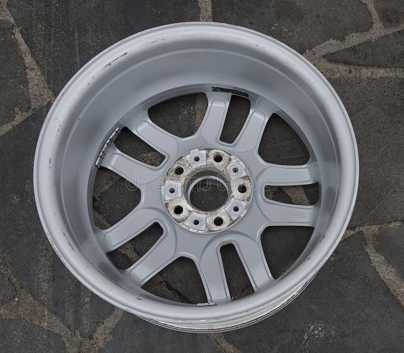 The Titanium Wheels for Auto Stock Photo - Image of simple, element ...