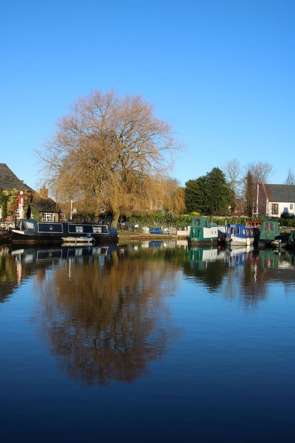 Tithe Barn Canal Basin, Lancaster Canal, Garstang Stock Photo - Image ...