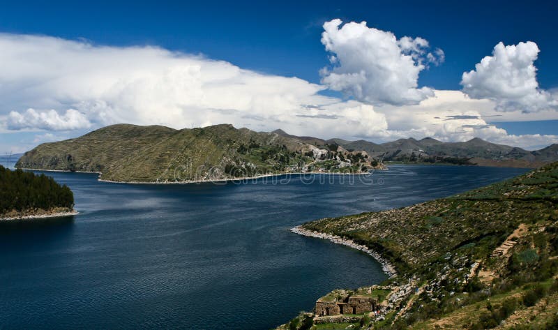 Titi Caca lake stock image. Image of titi, caca, south - 18388507