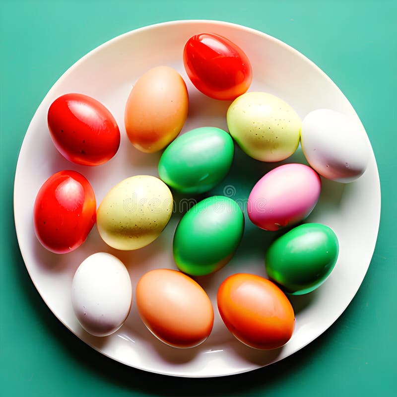 Title: Analog Style Photos of Easter Eggs Invoking a Festive Mood Stock ...