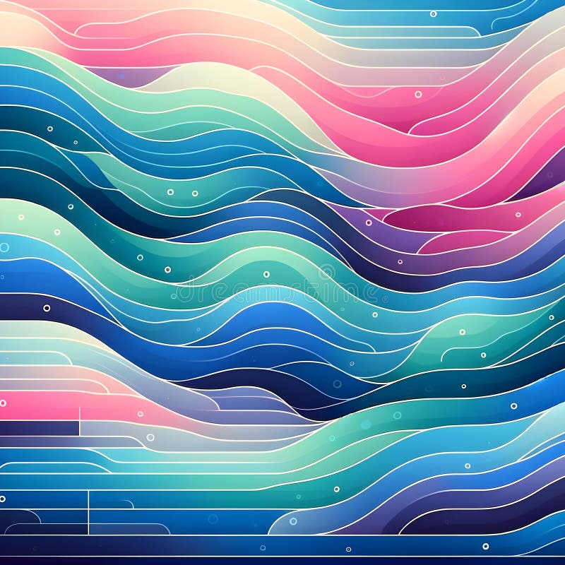 Title: Colorful Abstract Waves of Fluid Light. Dynamic Texture ...