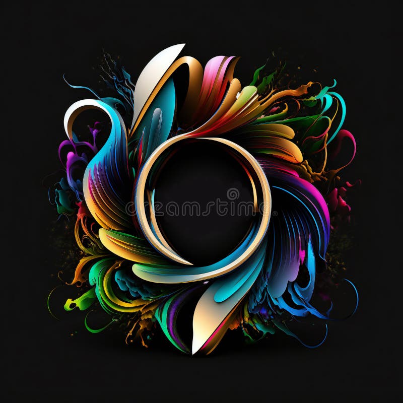 Title: Dynamic Circular Logo Designs: Bold and Colorful Illustrations ...