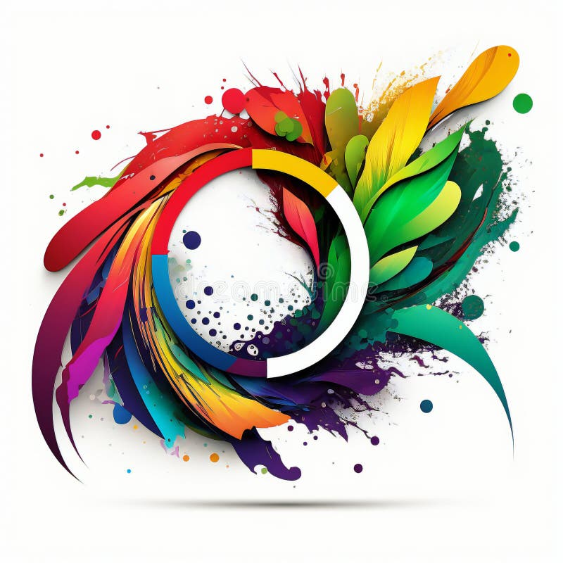 Title: Dynamic Circular Logo Designs: Bold and Colorful Illustrations ...