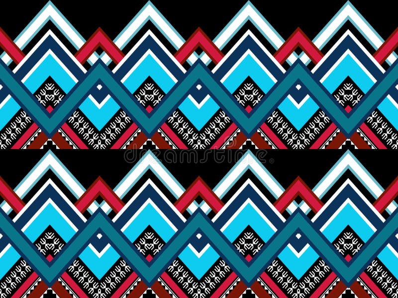 Title: Geometric Ethnic Pattern Seamless Design for Background ,Tribal ...