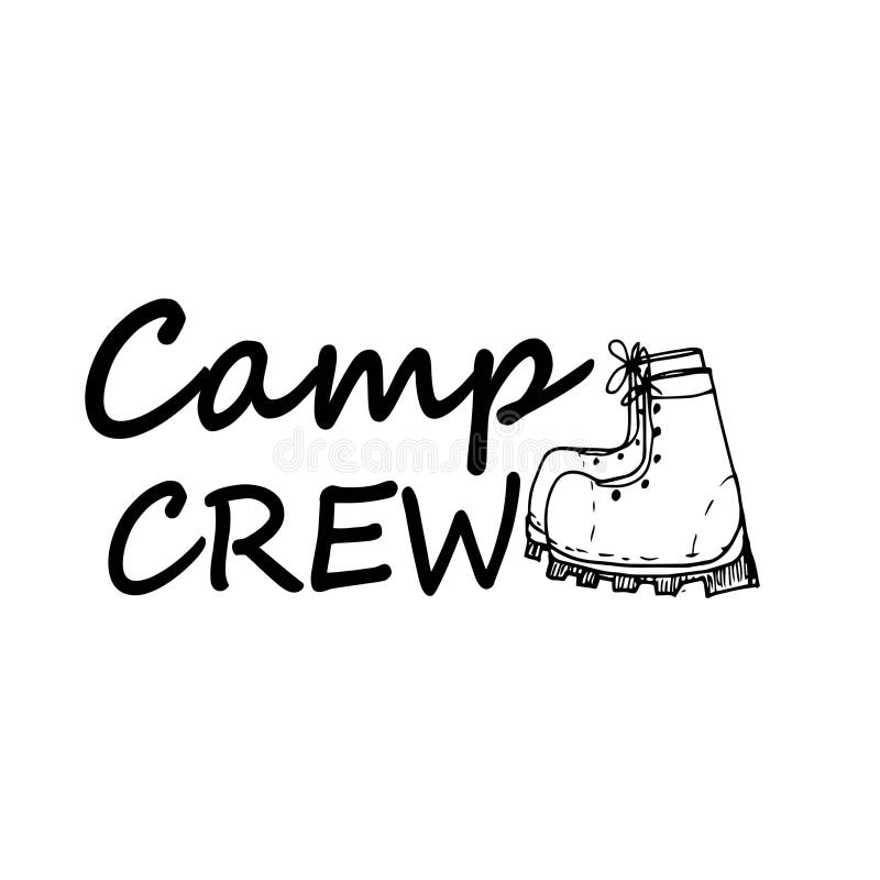 Title, Inscription, Lettering, Caption, Doodle Forest Camping Design ...