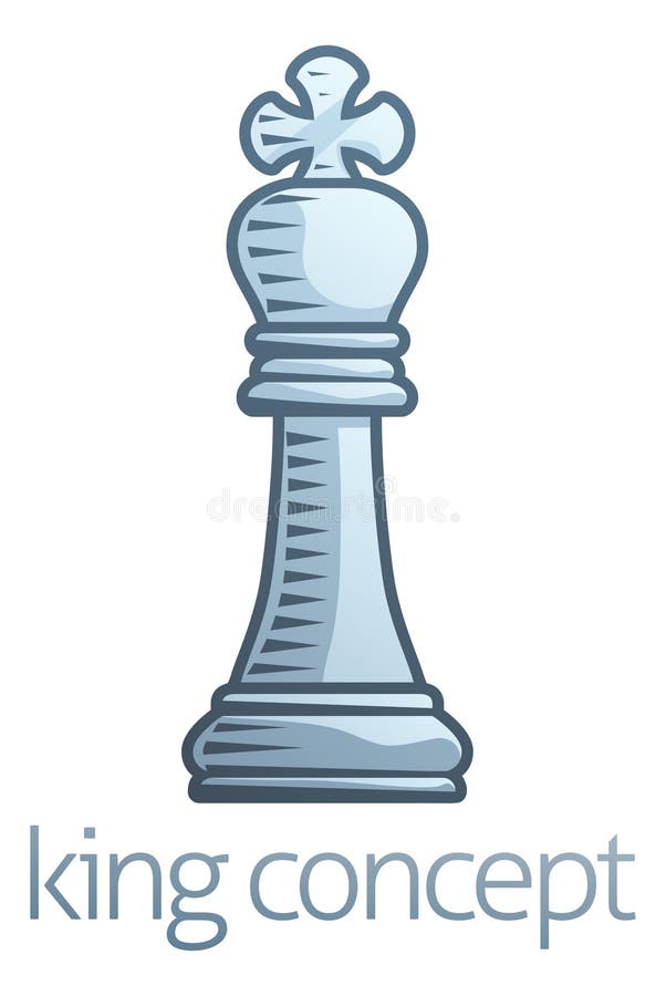 Title: King Concept Chess Piece Icon Stock Vector - Illustration of ...