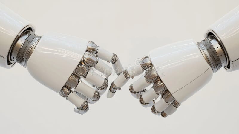 The Title is "Robot Hands". Stock Image - Image of object, generated ...