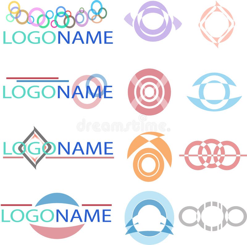 Titles_Logos stock vector. Illustration of name, tyre - 32978453