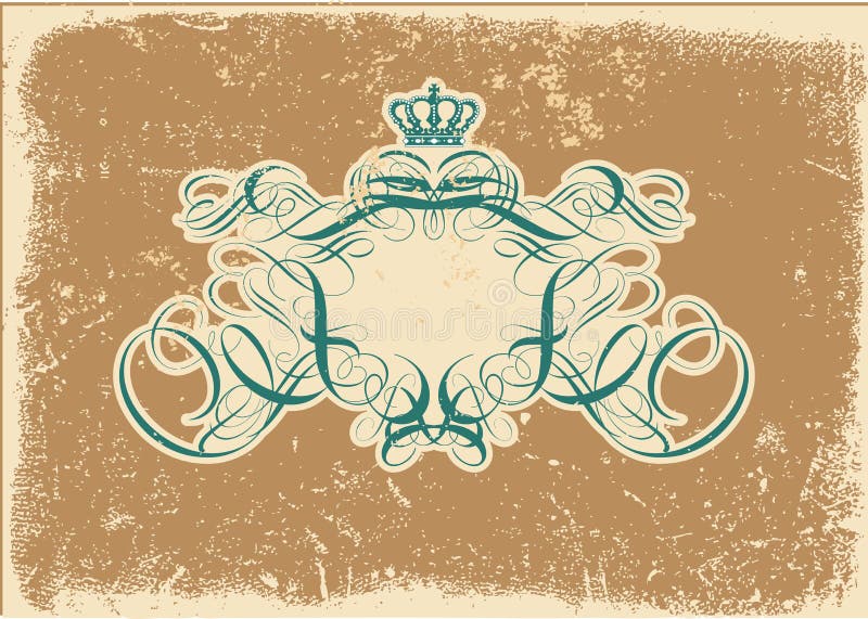Titling frame stock vector. Illustration of ornate, deco - 5942707