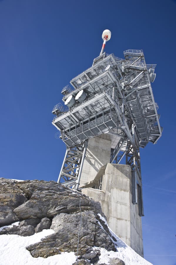 Titlis Swiss stock photo. Image of summit, building, freezing - 28876822