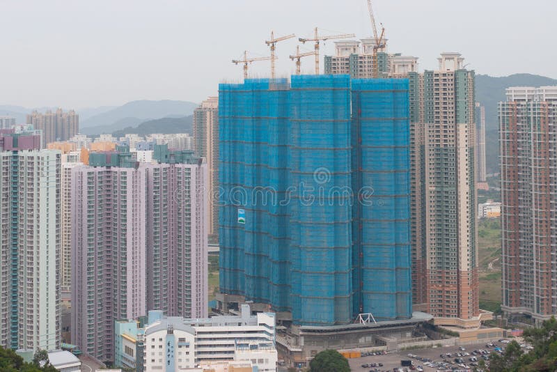 The Tiu Keng Leng District, Hong Kong 10 Dec 2006 Editorial Image ...