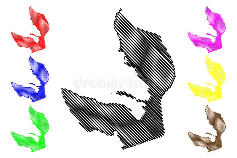 Tivat Municipality Montenegro, Municipalities of Montenegro Map Vector ...