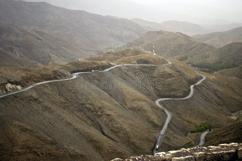 Tizi-n-tichka pass stock image. Image of road, tichka - 16110455
