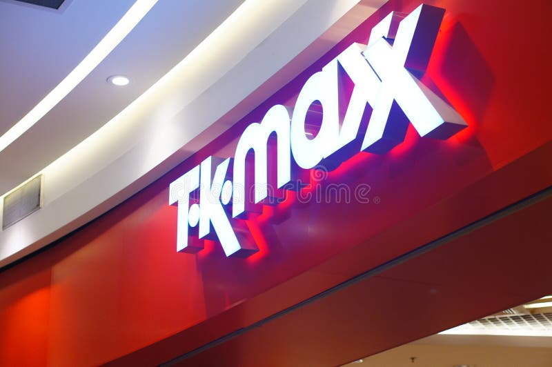 TK Maxx logo editorial photo. Image of indoor, maxx, logo - 36858411