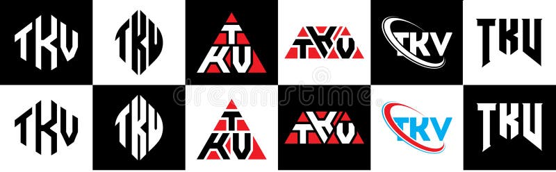 Tkv Letter Logo Stock Illustrations – 18 Tkv Letter Logo Stock ...