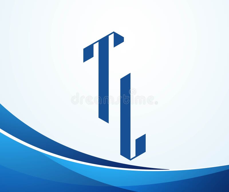 TL Alphabet Letter Logo Design Template Elements Stock Vector ...