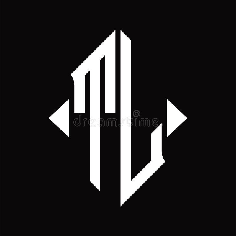 TL Logo Monogram with Shield Shape Isolated Design Template Stock ...