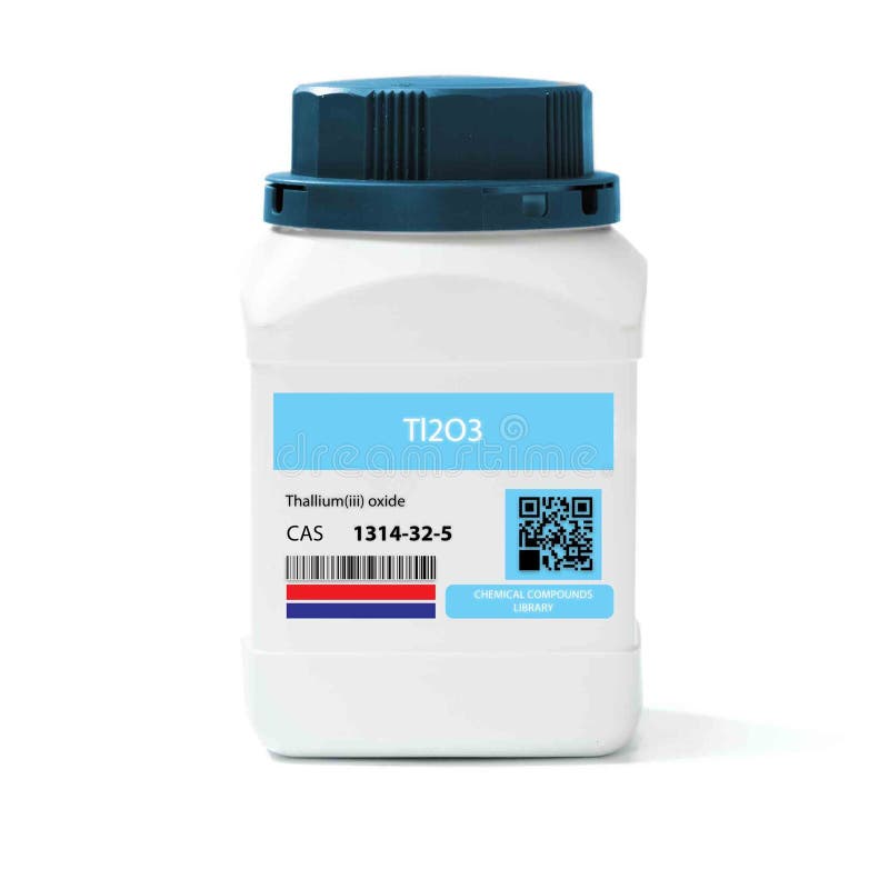 Tl2O3 - Thallium(III) Oxide Stock Image - Image of substance, vision ...