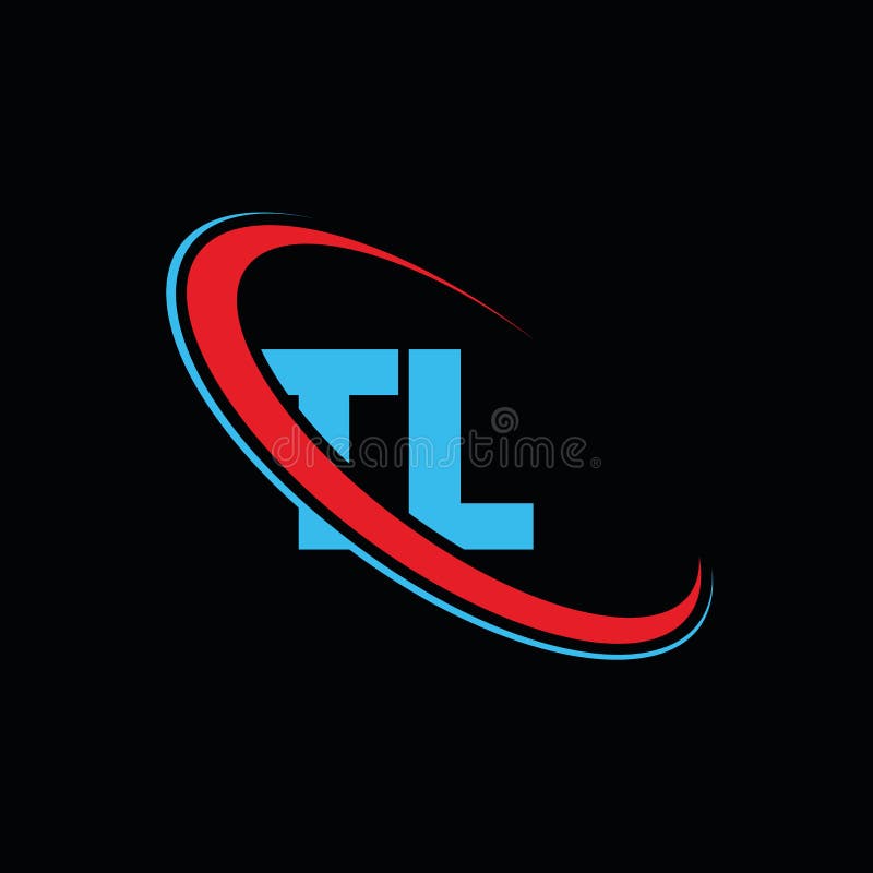 TL T L Letter Logo Design. Initial Letter TL Linked Circle Upercase ...