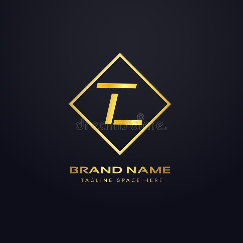 TL Text Logo Design stock vector. Illustration of number - 265357608