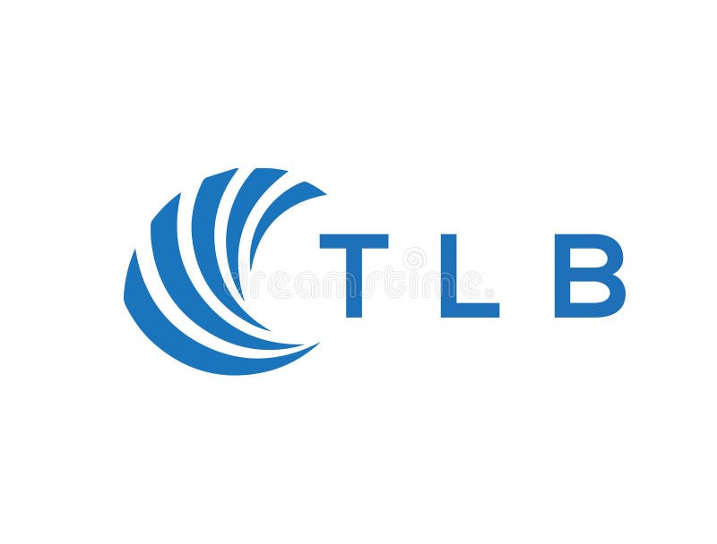 TLB Letter Logo Design on White Background. TLB Creative Circle Letter ...