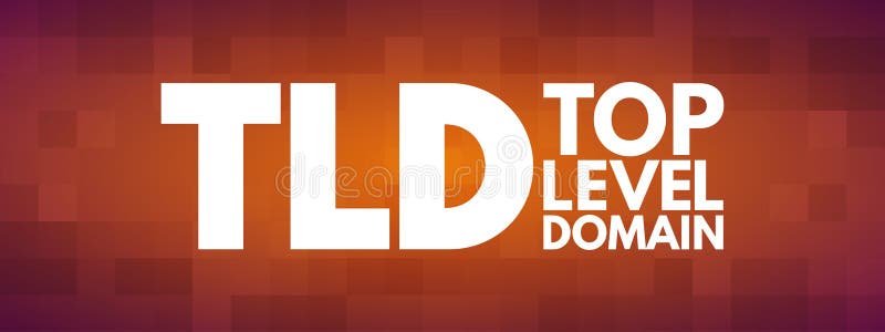 TLD - Top Level Domain Acronym, Technology Concept Background Stock ...