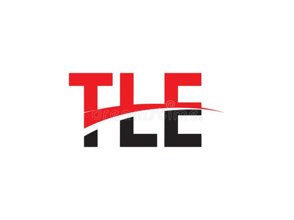 TLE Letter Initial Logo Design Vector Illustration Stock Vector ...
